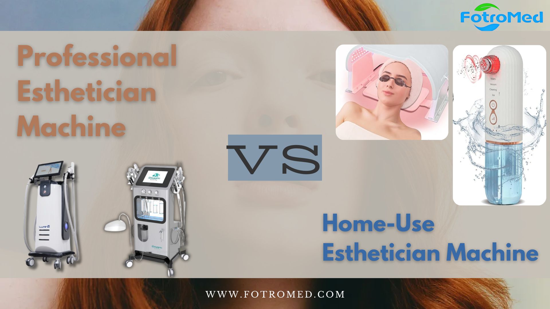 Máquina de esteticista profesional vs.. Máquina de esteticista de uso ...