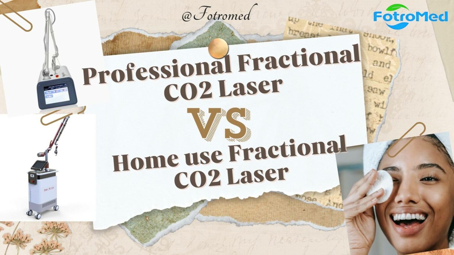 Professional Fractional CO2 Laser vs Home use Fractional CO2 Laser ...