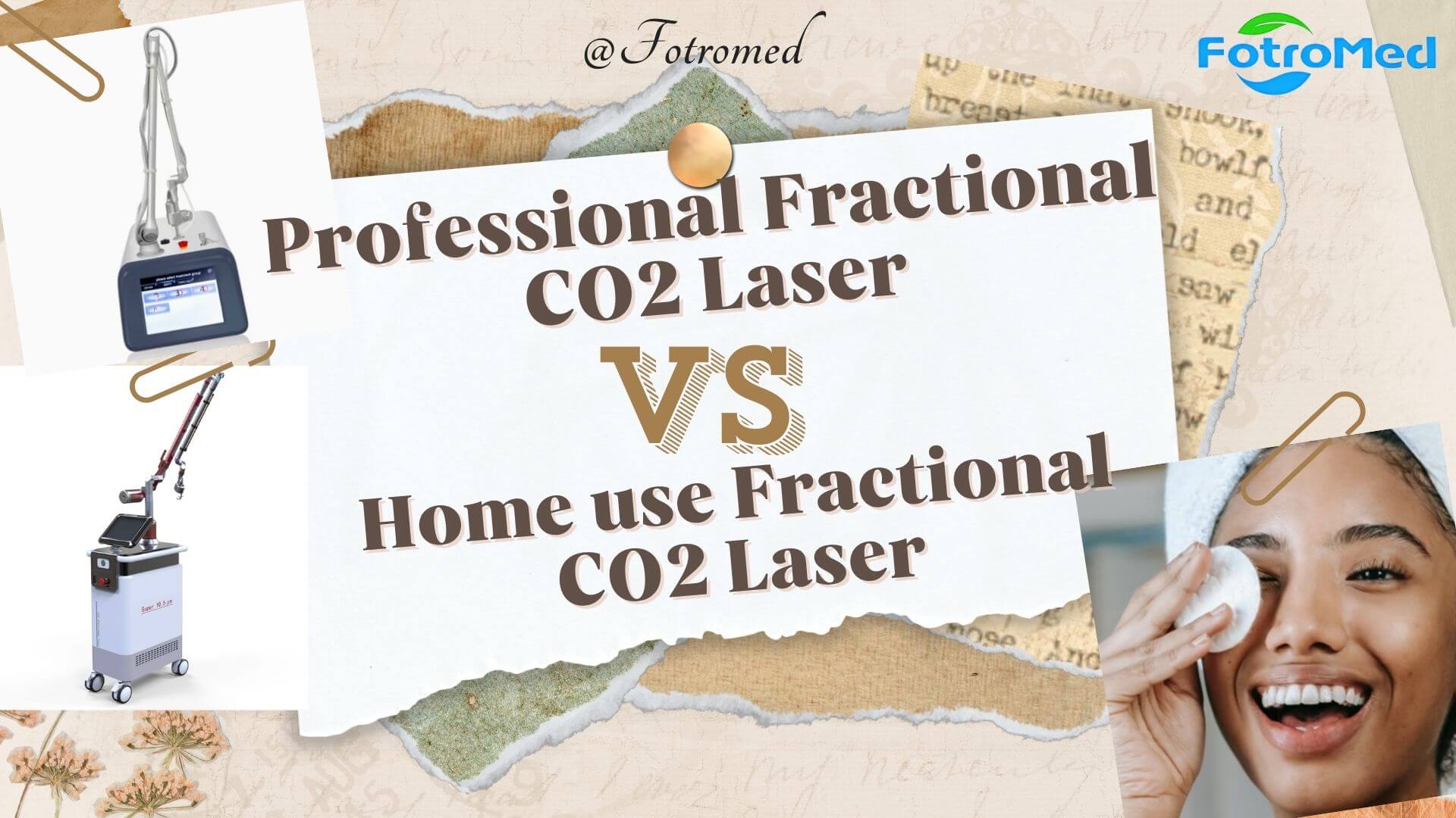 Professional Fractional CO2 Laser vs Home use Fractional CO2 Laser ...
