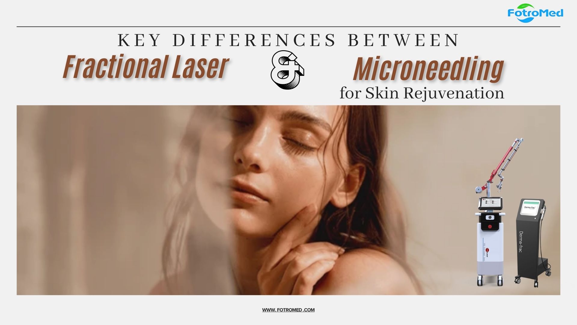 Fractional Laser vs Microneedling for Skin Rejuvenation Key Differences - Fotromed