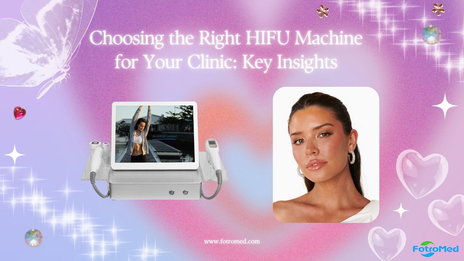 Choosing the Right HIFU Machine for Your Clinic: Key Insights - Fotromed