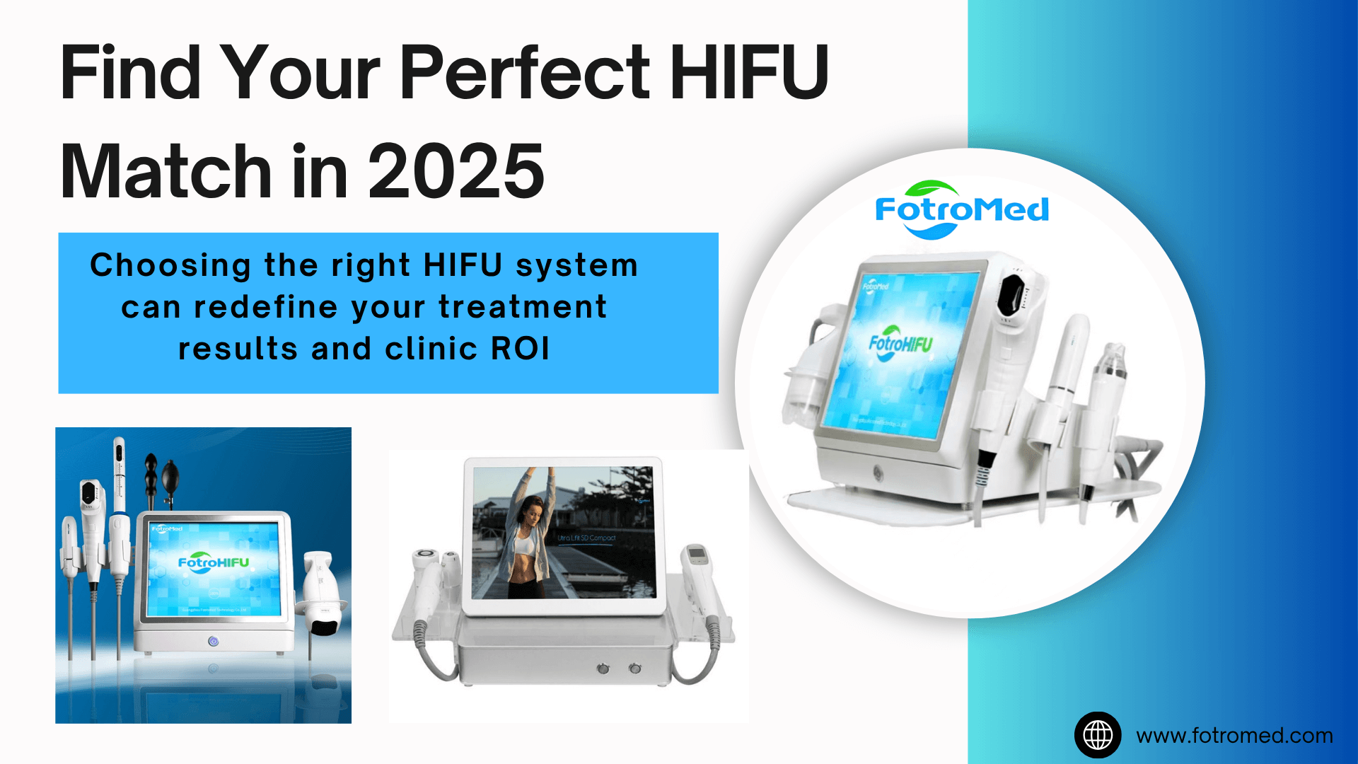 Which Professional HIFU Machine Is Right for Your Clinic in 2025 - Fotromed